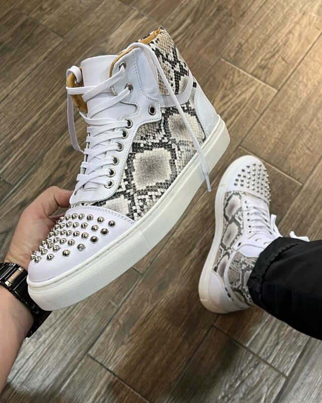 Tenis tipo botín blanco – Calzado Xicarú